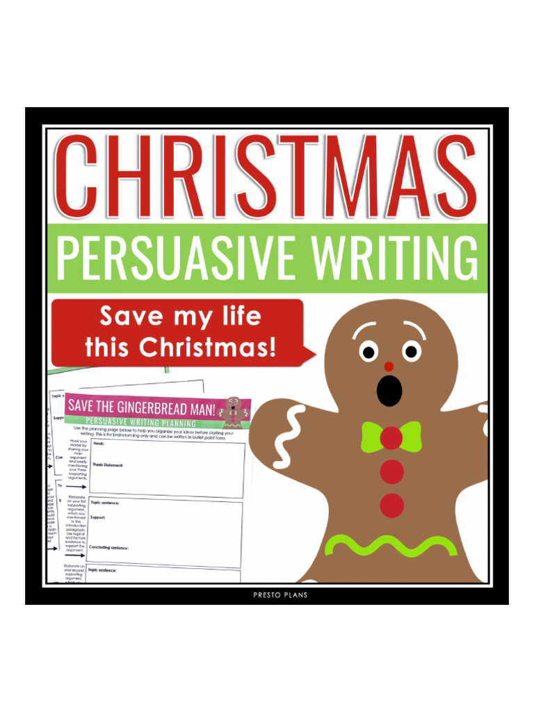 2 Christmas Persuasive Writing Gingerbread | PDF | Argument | Logic