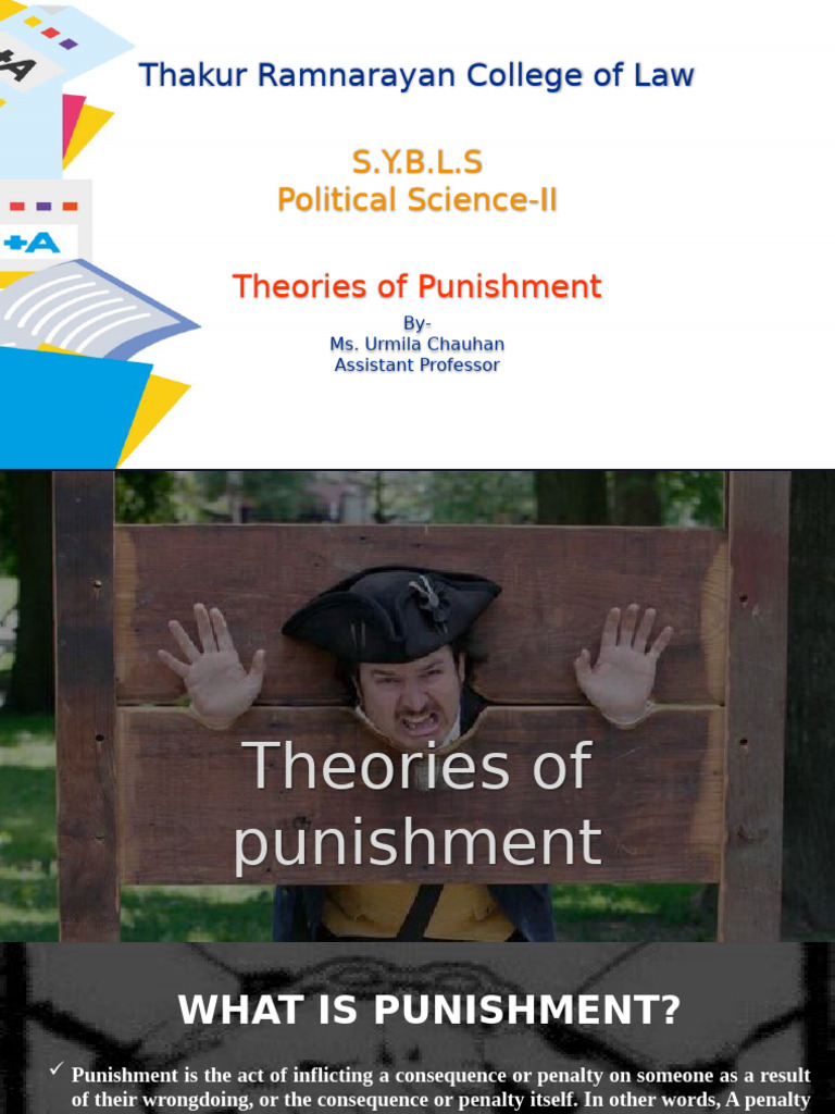 THEORIES OF PUNISHMENT | PDF | Punishments | Crimes