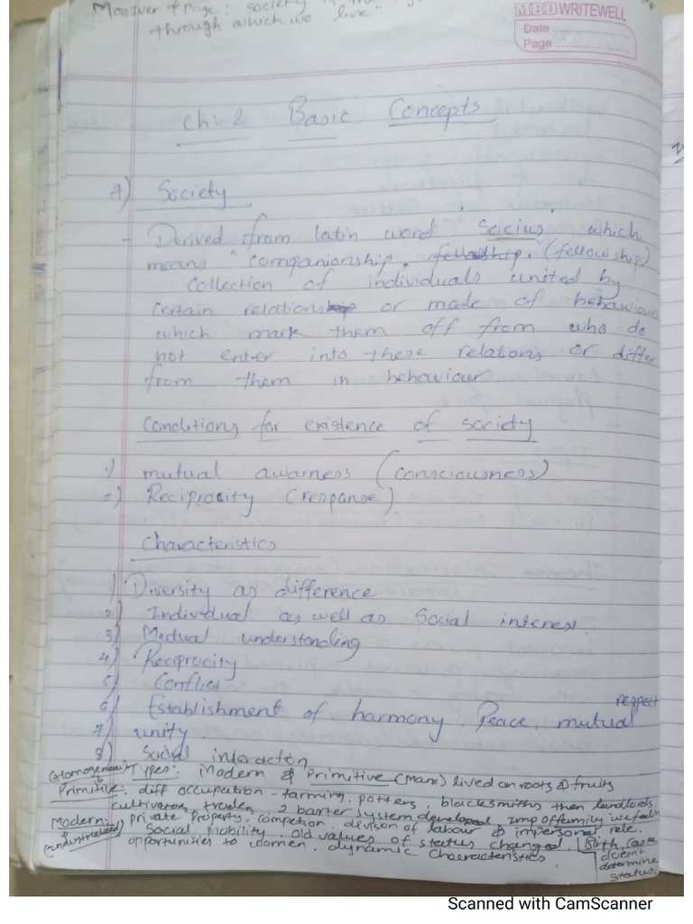 Chapter 2 Basic Concepts in Sociology | PDF