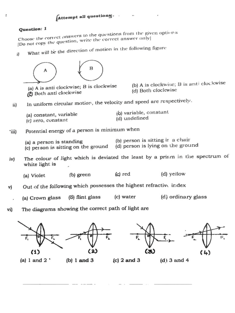 Phy Sample Papers | PDF