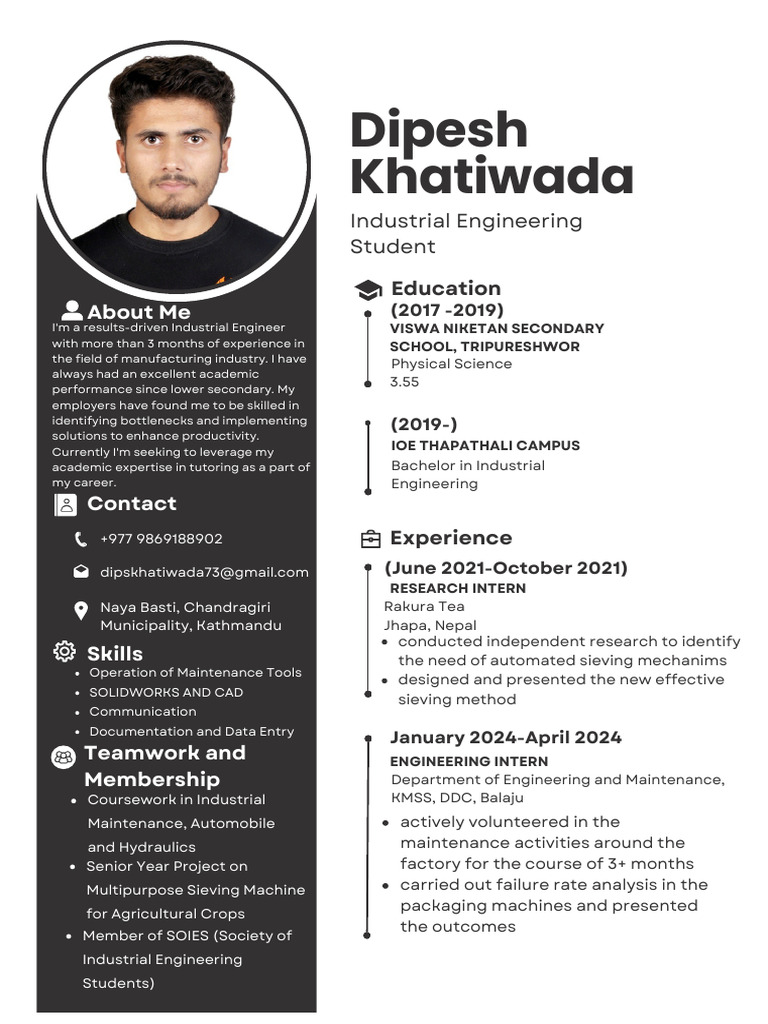 Mero CV | PDF | Business | Engineering
