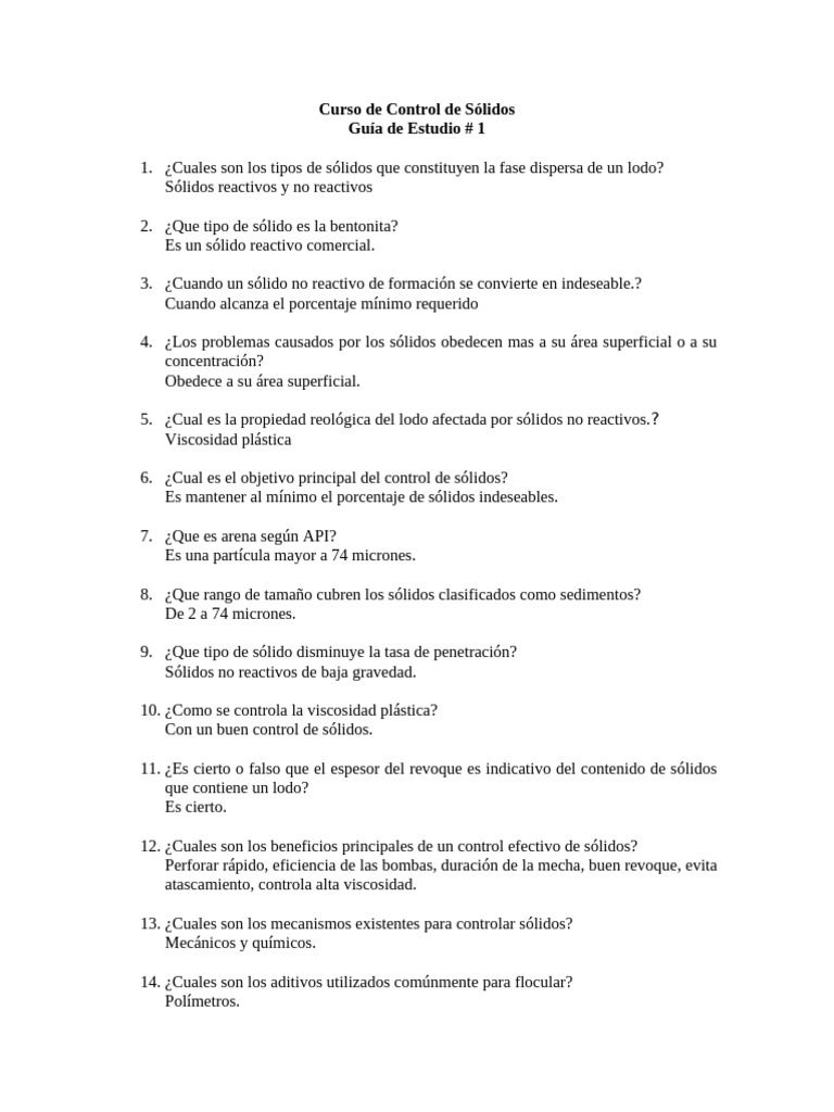 Guia 1 | PDF | Barro