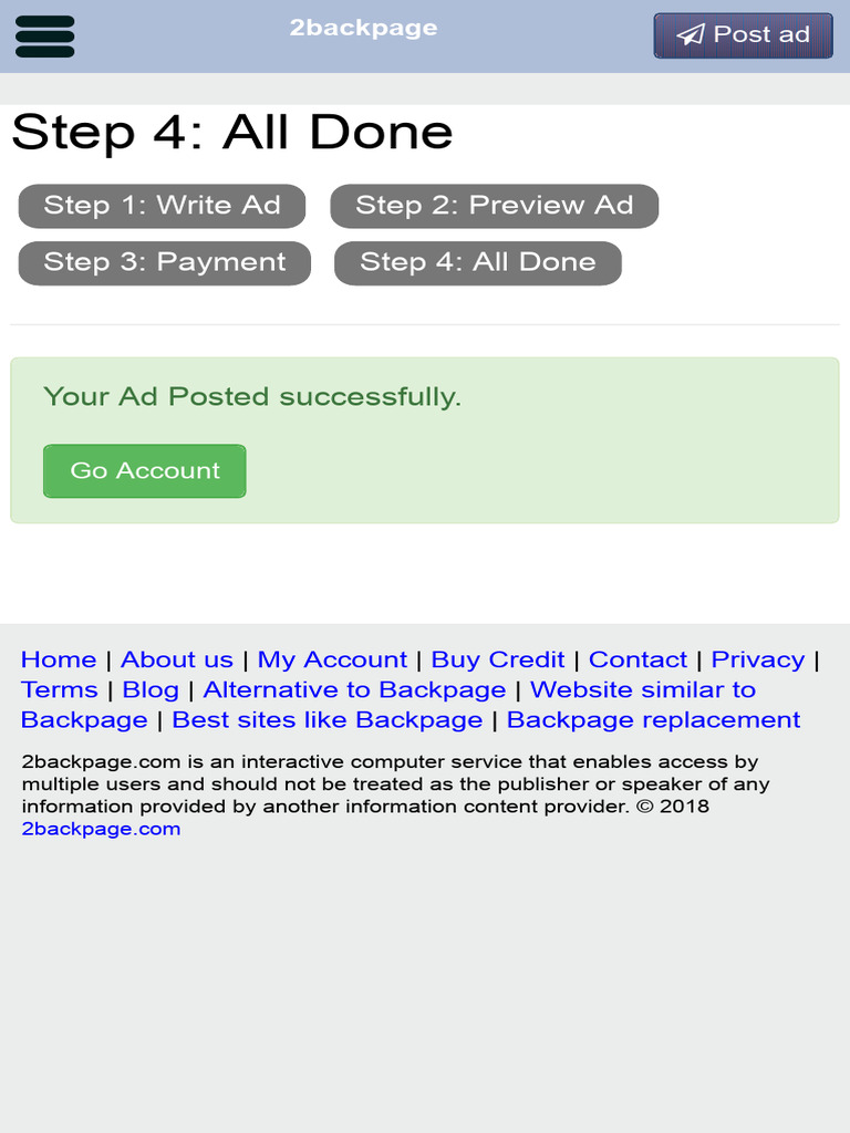 All Done - 2backpage | PDF