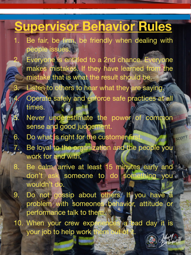 Supervisor Rules | PDF