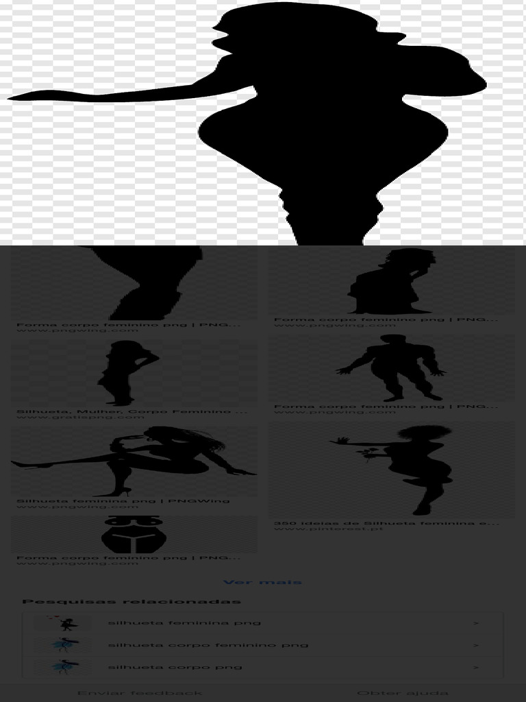 Silhueta Feminina Corpo - Pesquisa Google | PDF | Imagem