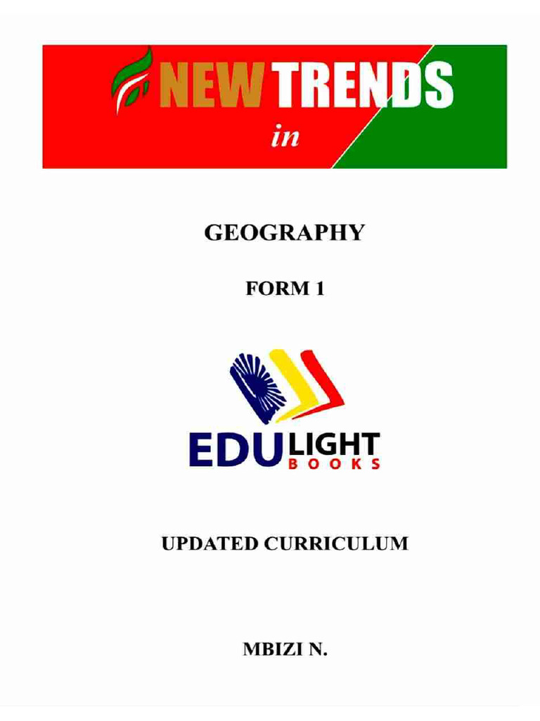 ZJC New Trends in Geography Form 1 | PDF
