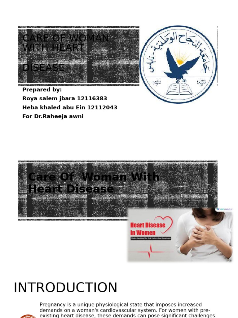 Advance Presentation Roya and Heba | PDF | Childbirth | Heart