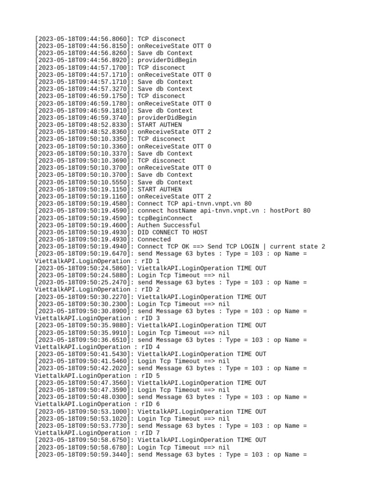 logfile-0 | PDF | Network Socket | Transmission Control Protocol