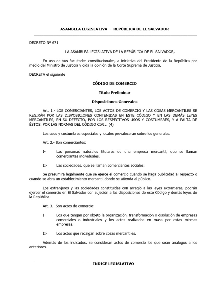 CODIGO DE COMERCIO | PDF | Sociedad de responsabilidad limitada | Pagos