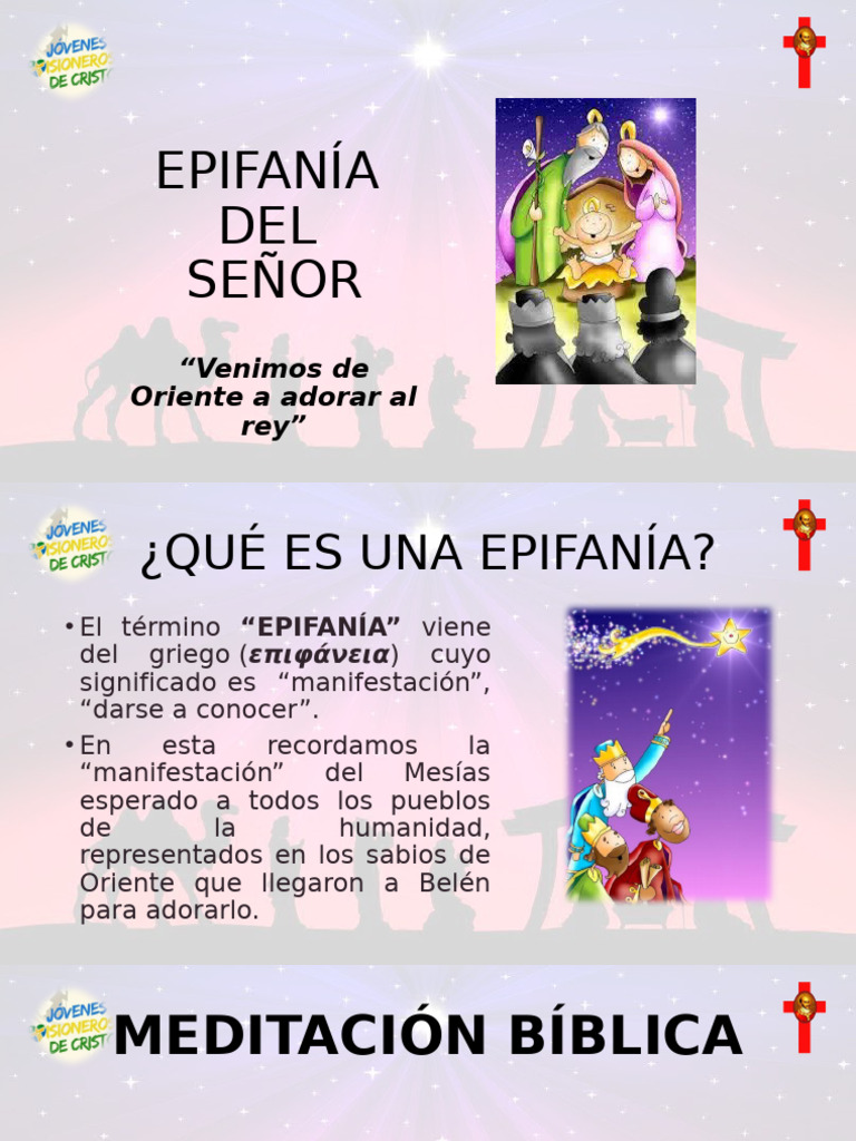 Significado de la Epifanía | PDF | Reyes Magos | Jesús