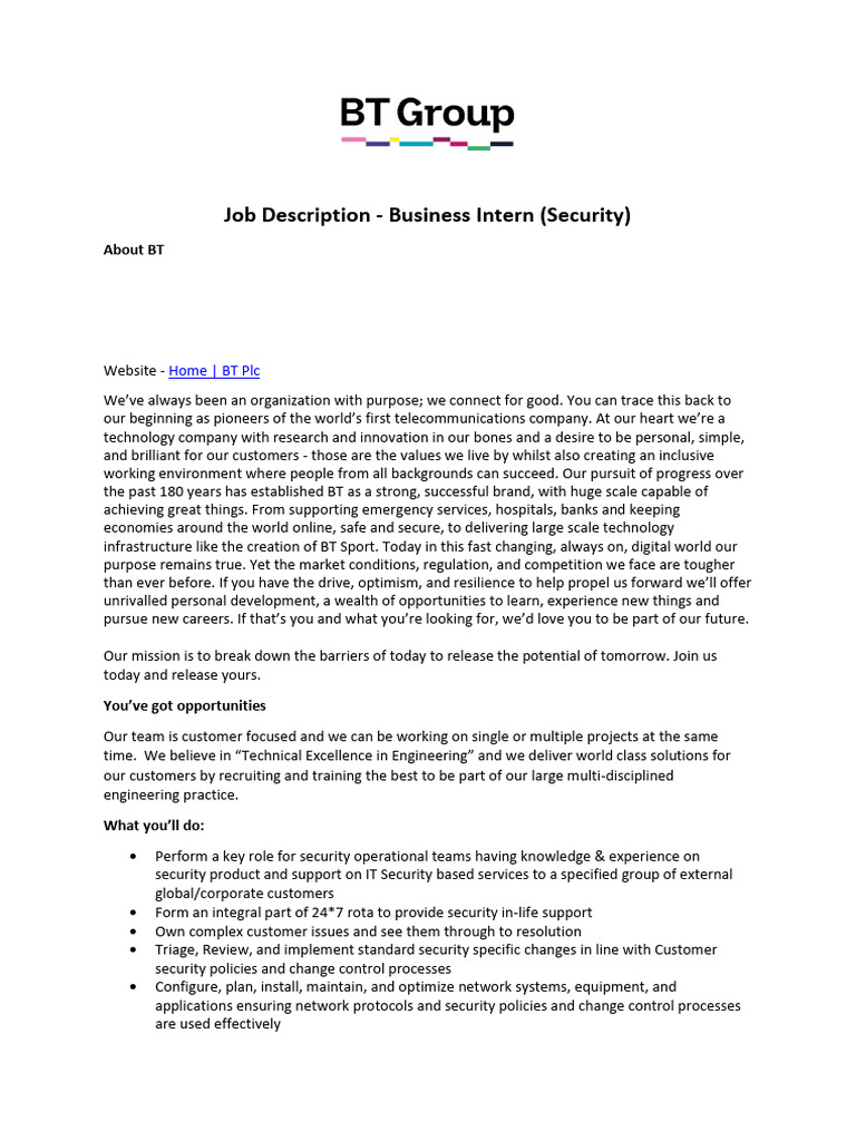 JD - Global Security | PDF | Computer Network | Knowledge