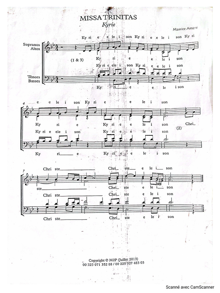 Missa Trinitas | PDF