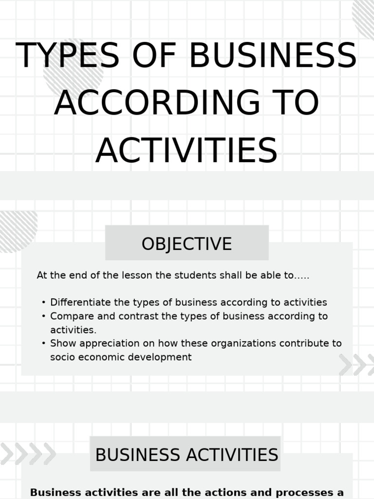 Business Activities | PDF | Interest | Economics