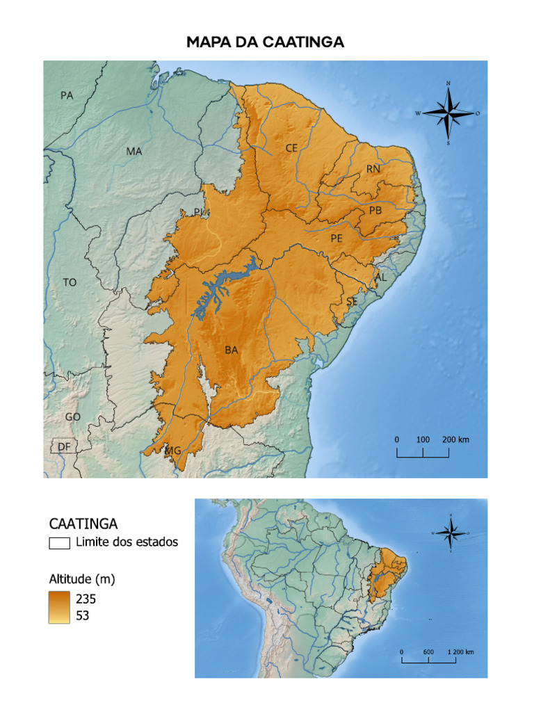 Mapa Caatinga | PDF