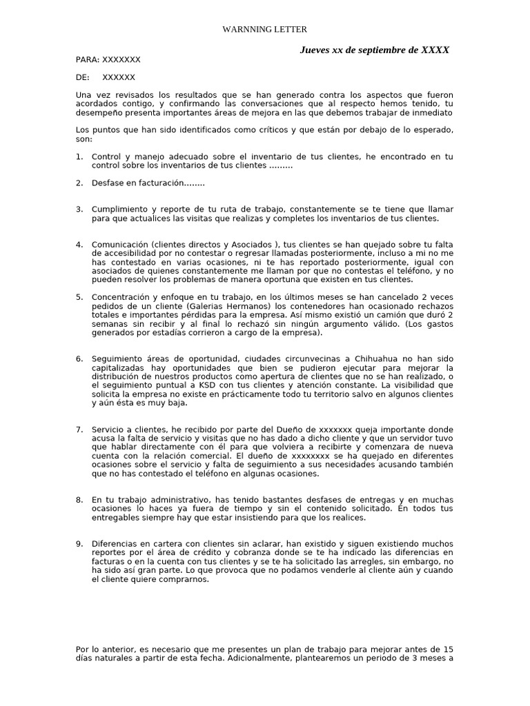 Warning Letter | PDF