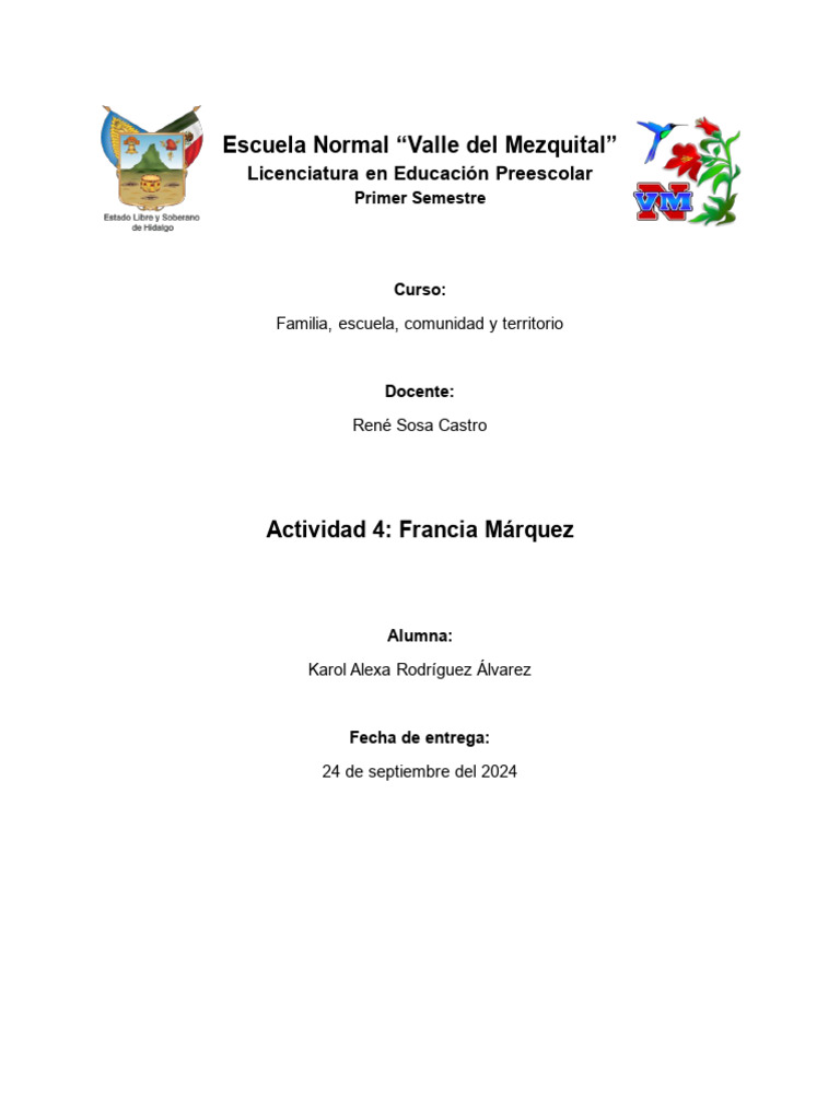 Act4 - Francia Márquez | PDF