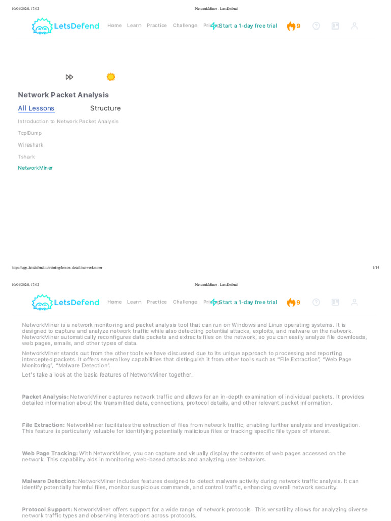 NetworkMiner: Packet Analysis Tool | PDF | Malware | Computer Network