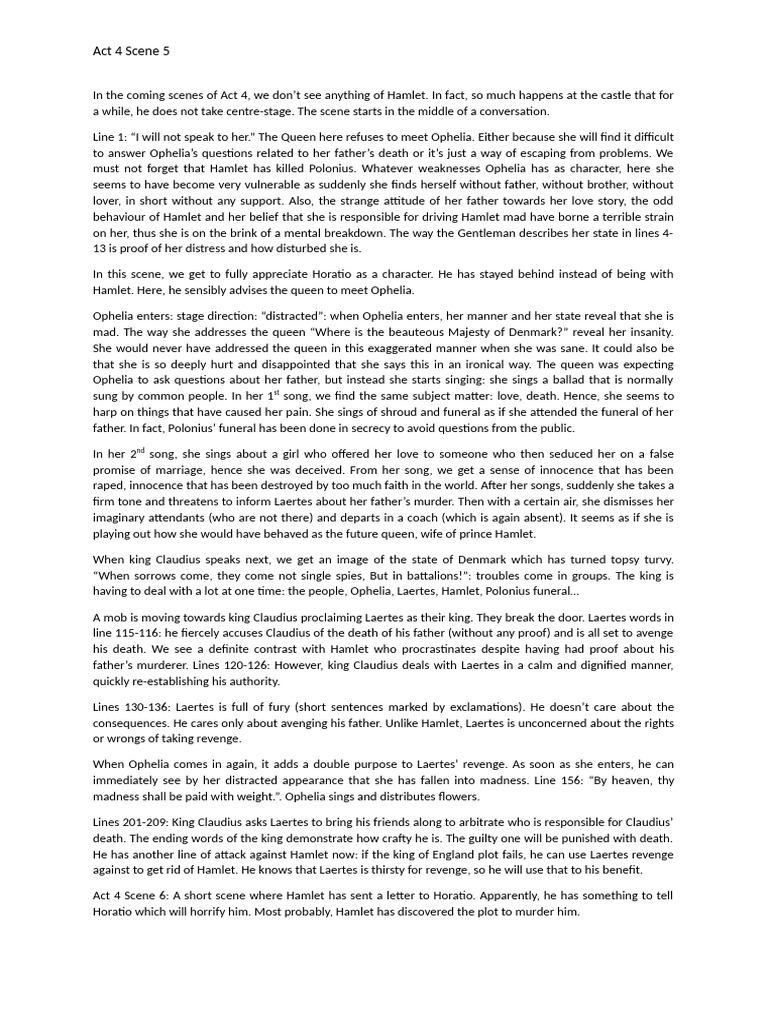 Hamlet 2 | PDF | Hamlet