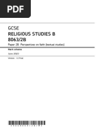 Eduqas Re Gcse Past Paper | PDF | Ordination | Bhikkhu