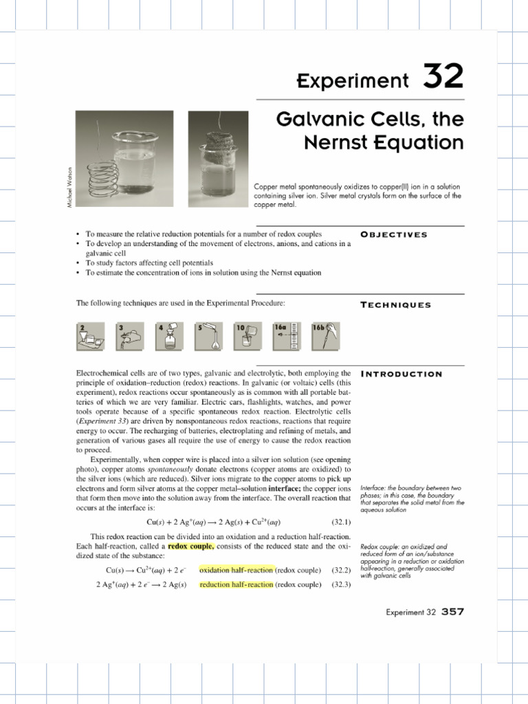 Chem Lab 32 | PDF