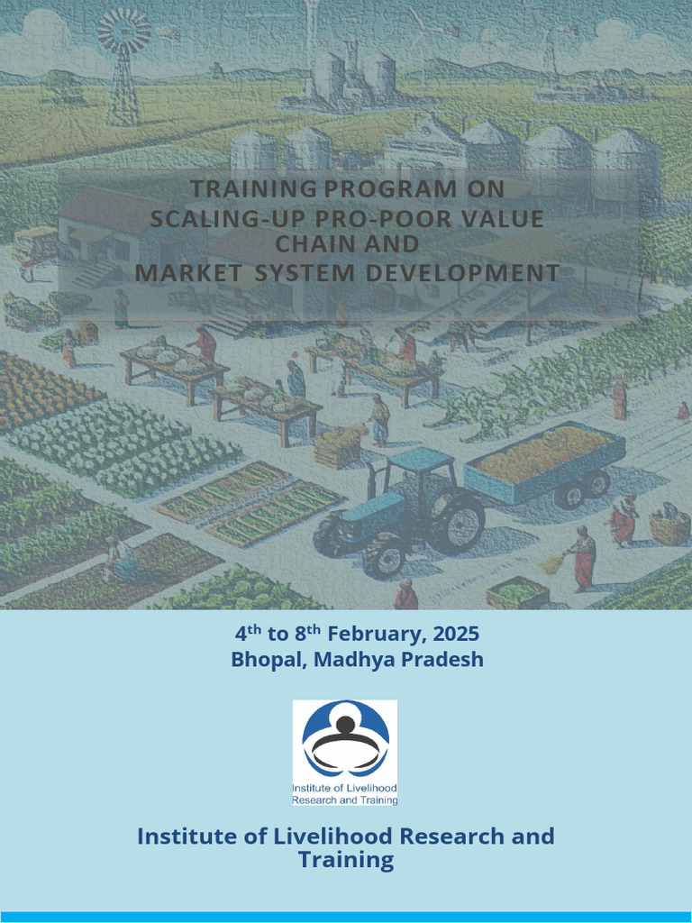 Pro-Poor Value Chain Training | PDF | Market (Economics) | Poverty