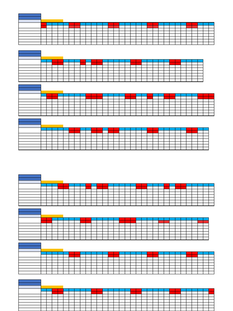 Jadwal Shift + Libur 2024 | PDF