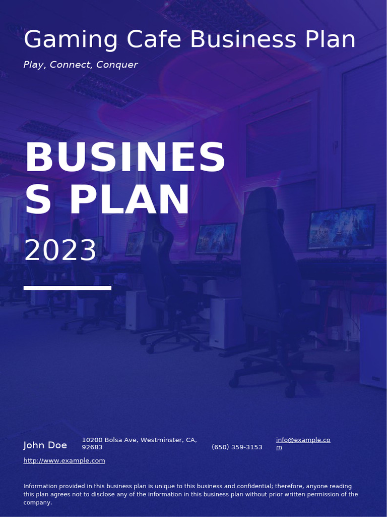 Gaming Cafe Business Plan | PDF | Equity (Finance) | Balance Sheet