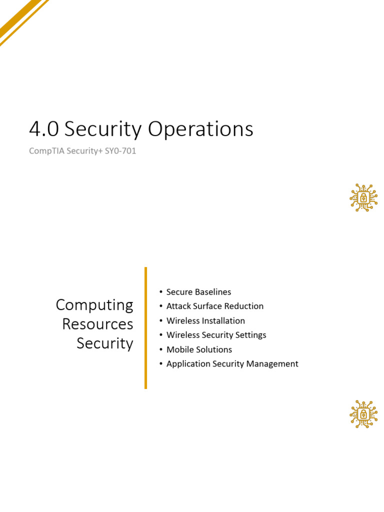 SY0-071-Module 4 Powerpoint Slides | PDF | Security | Computer Security