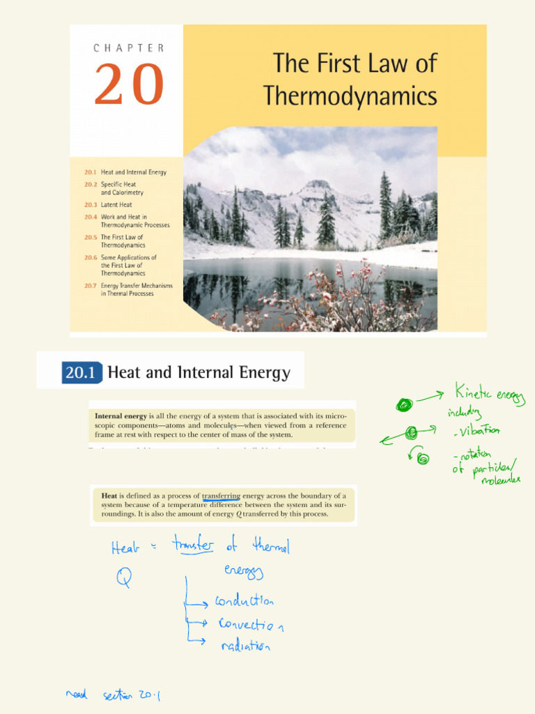Energy Calculations in Thermodynamics | PDF | Temperature | Heat