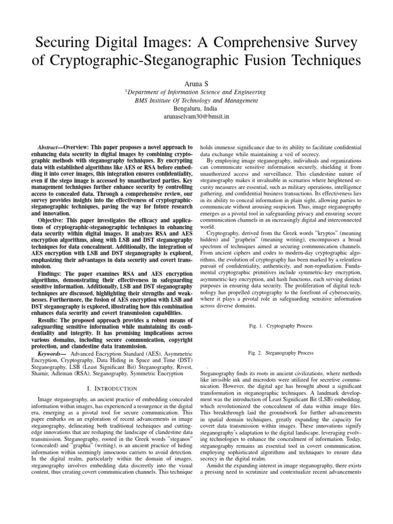 Image Steganography | PDF | Cryptography | Key (Cryptography)