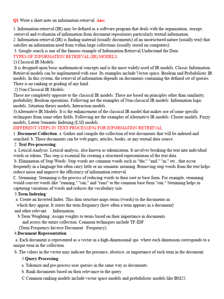 nlp 9 que | PDF | Morphology (Linguistics) | Word