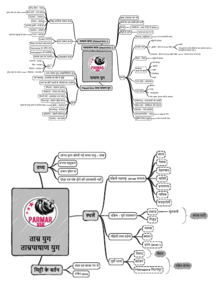 NotesHubX Parmar Mind Maps Hindi Merged | PDF