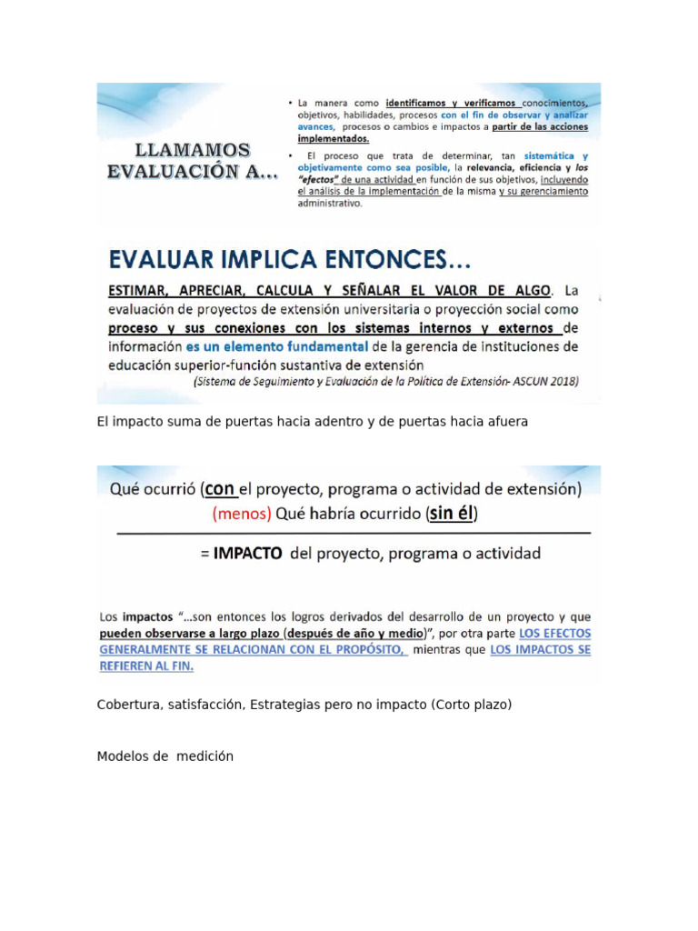 Modelos Medicion de Impacto | PDF