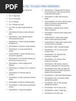 Atajos de Teclado para Windows 11 | PDF | Ventana (informática ...