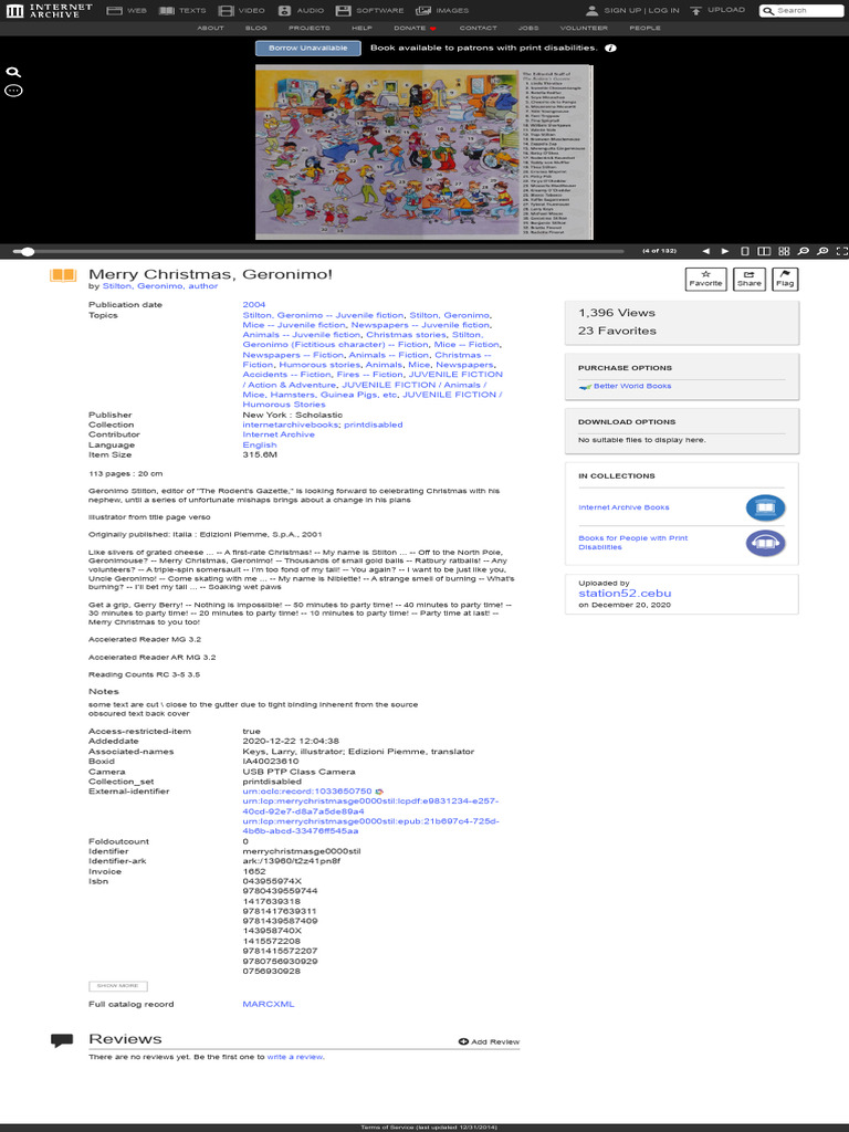Merry Christmas, Geronimo! PDF Access | PDF
