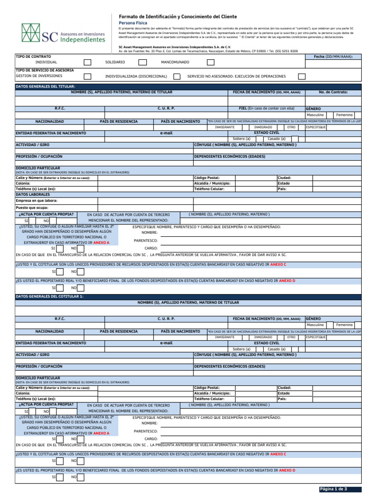 KYC PF | PDF | Bancos