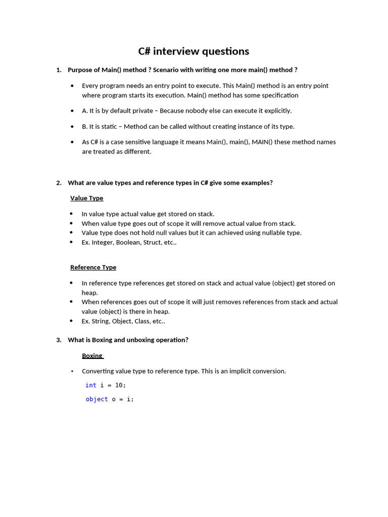 C Interview Question Answer Pdf Class Computer Programming Method Computer Programming