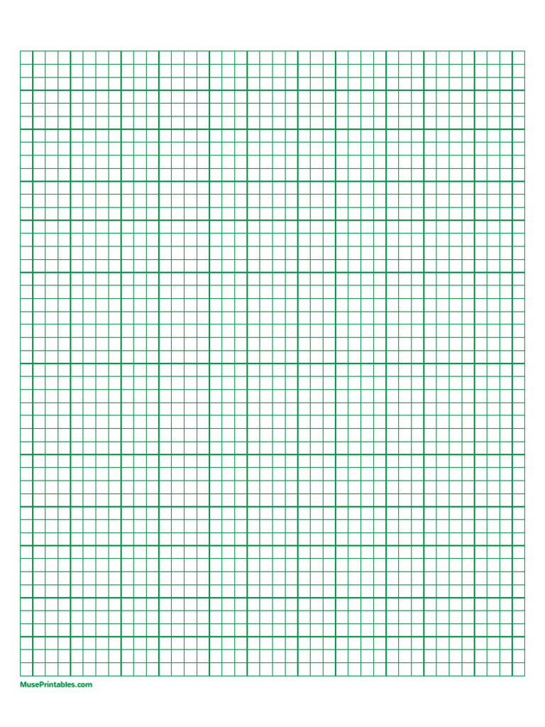 1 2 CM Green Graph Paper Letter Watermarked | PDF