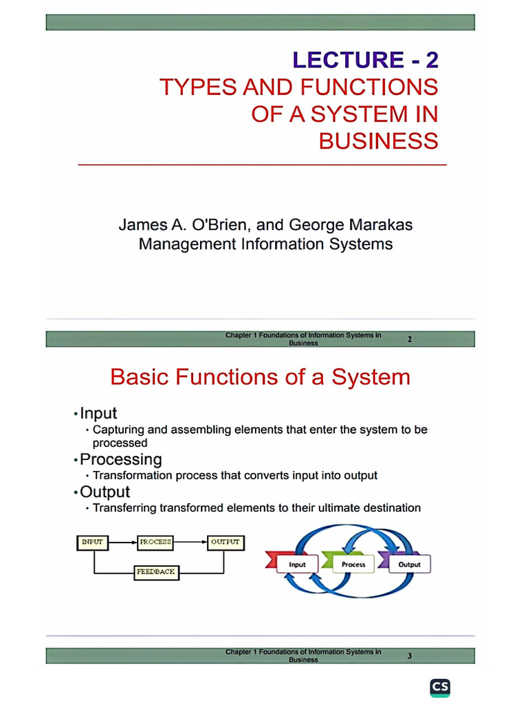 MIS Lecture 02 | PDF