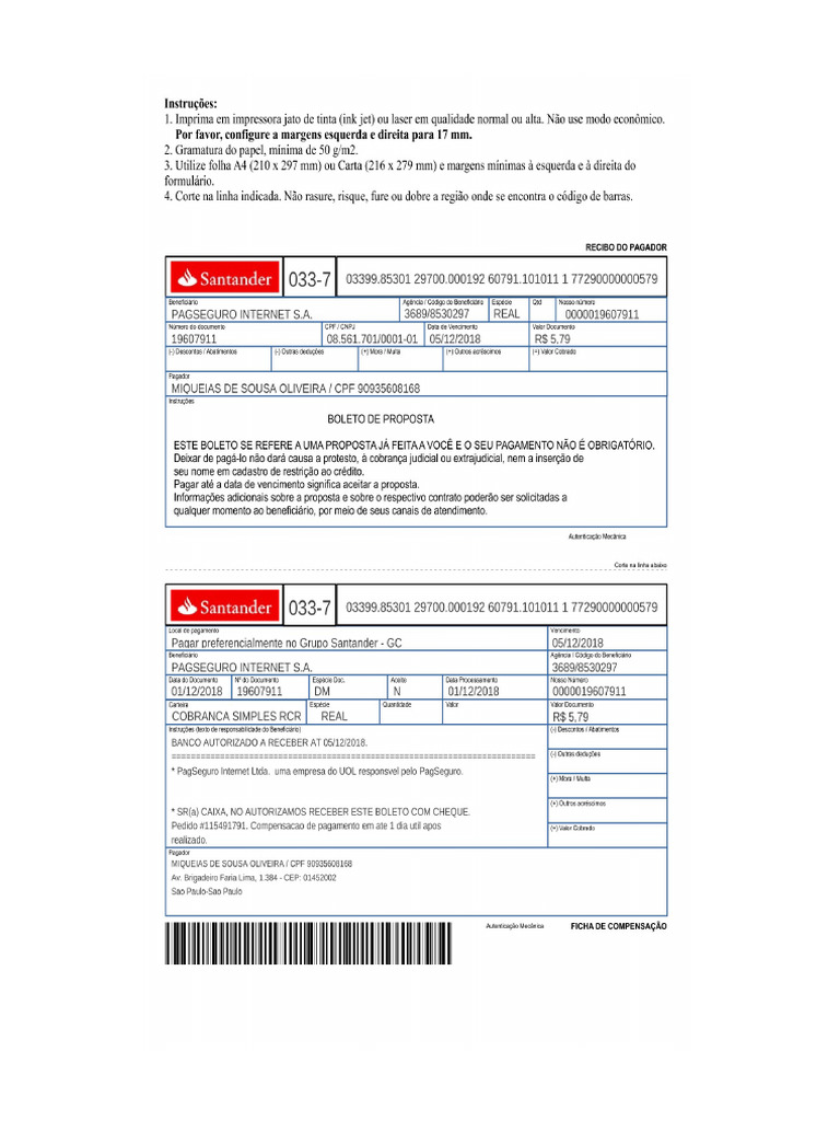 Boleto Rocket League | PDF