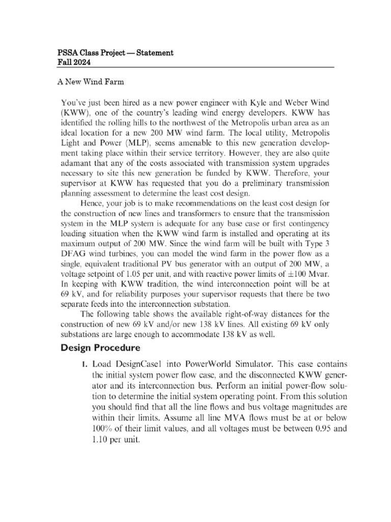 Class Project Fall 2024 | PDF