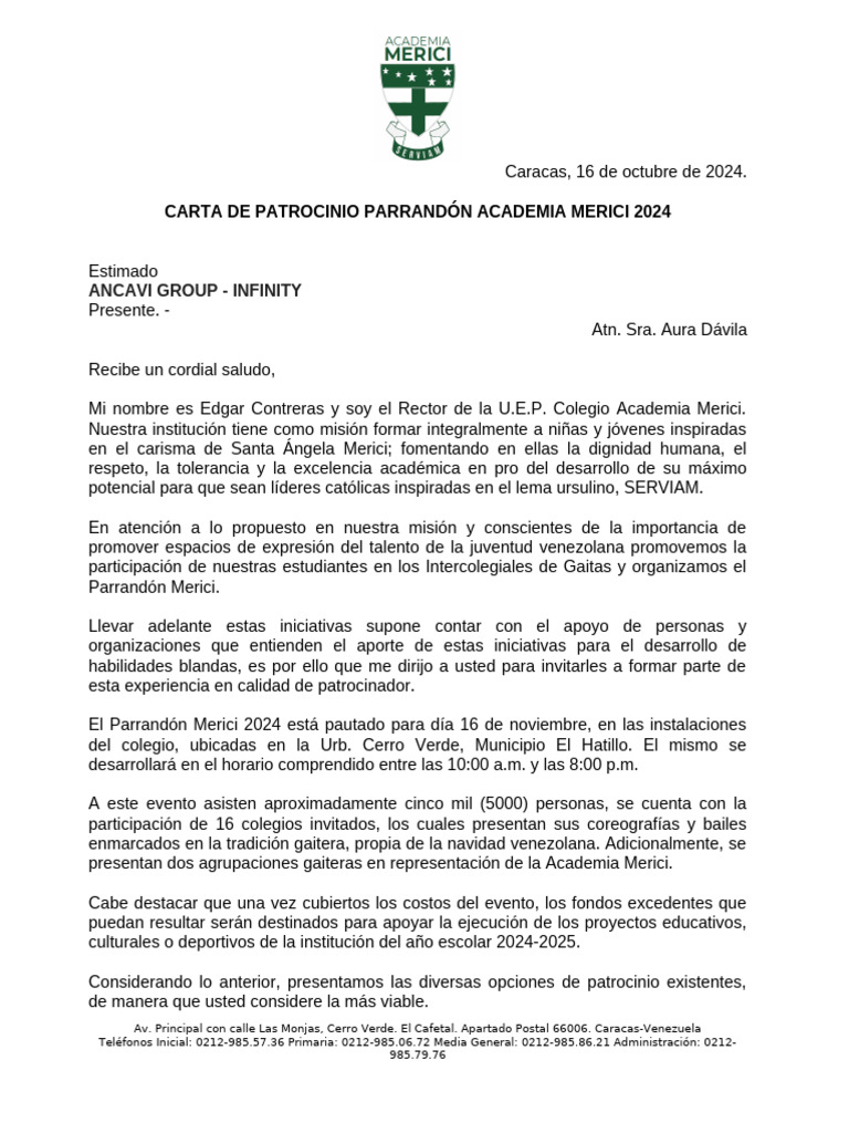 Ancavi Group - Infinity | PDF