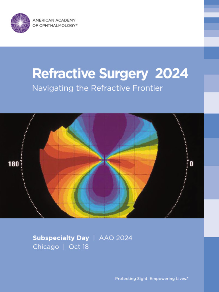 AAO 2024 Refractive Surgery Subspecialty Day | PDF | Ophthalmology | Light
