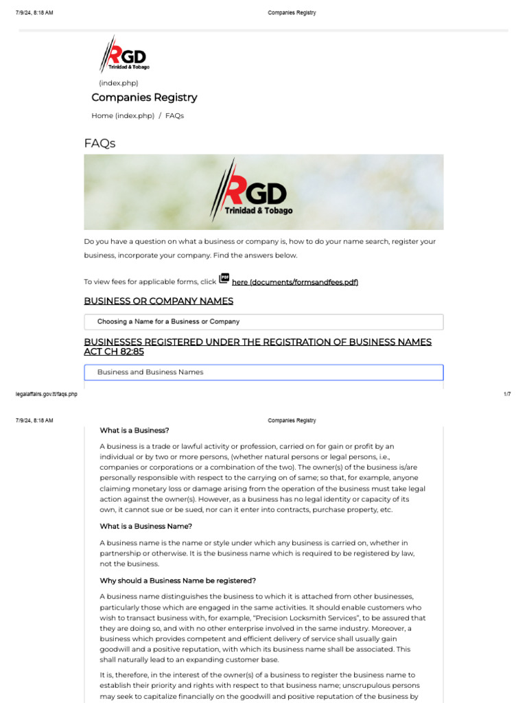 Companies Registry | PDF | Limited Liability Partnership | Business