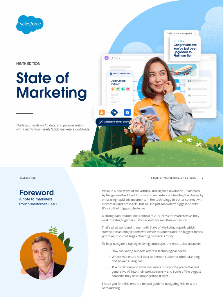 S MC State of Marketing Report 9th Edition | PDF | Marketing | Artificial Intelligence