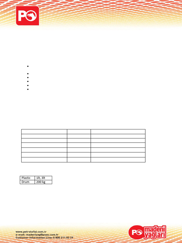 petrol ofisi ready antifreeze -40c TDS eng | PDF