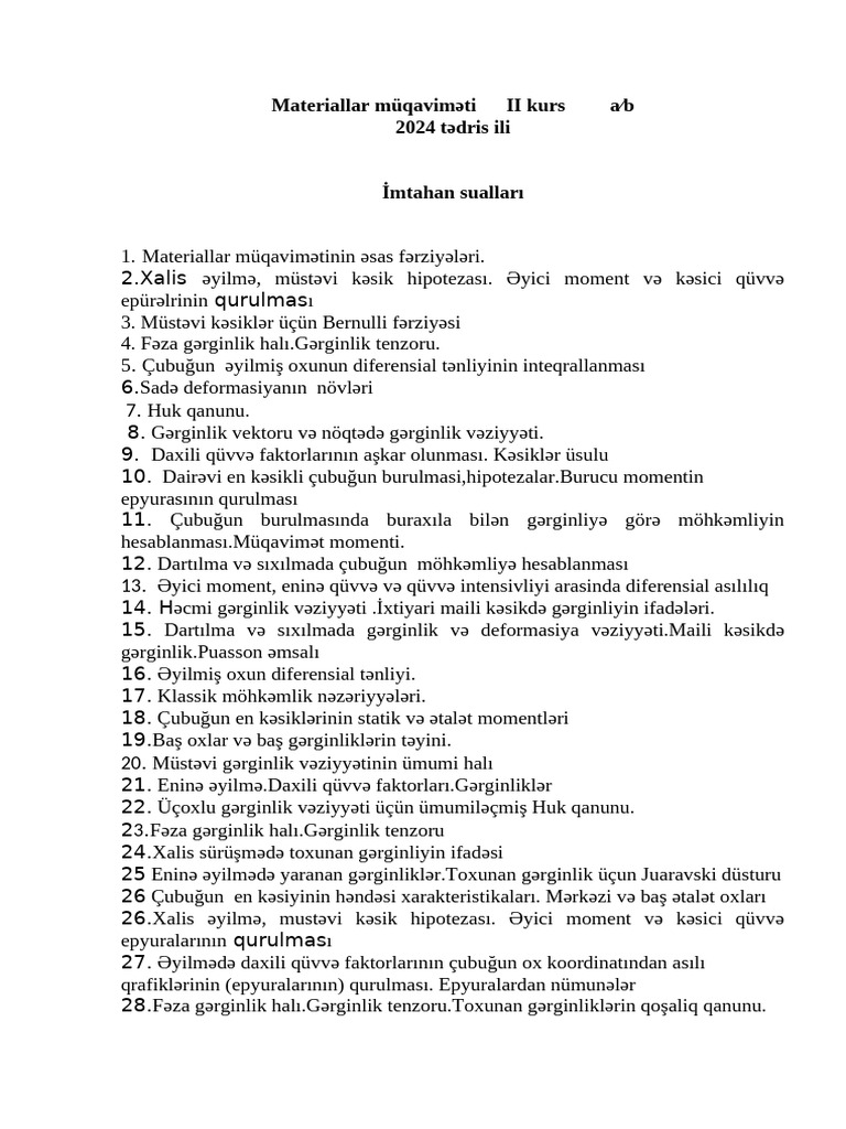 MM Suallar 2024 | PDF