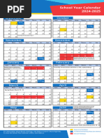 DSBN Secondary School Calendar 2024-25 | PDF