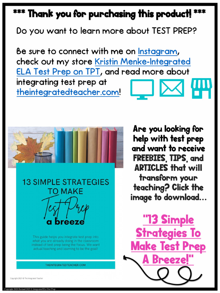 Test Prep Strategies for Educators | PDF