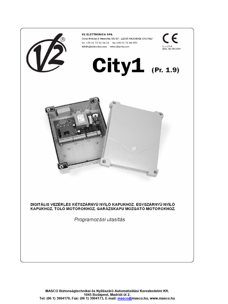 Vidue x2 City1 Kapuelektronűika | PDF